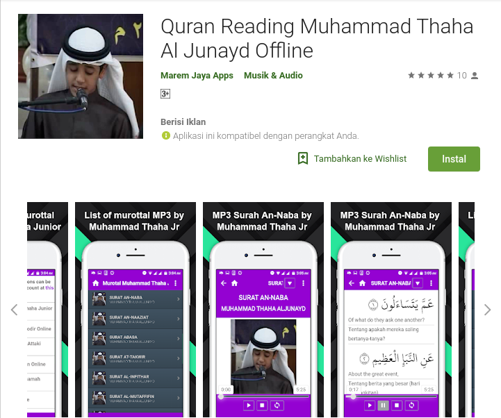Quran Reading Application – MAREM JAYA